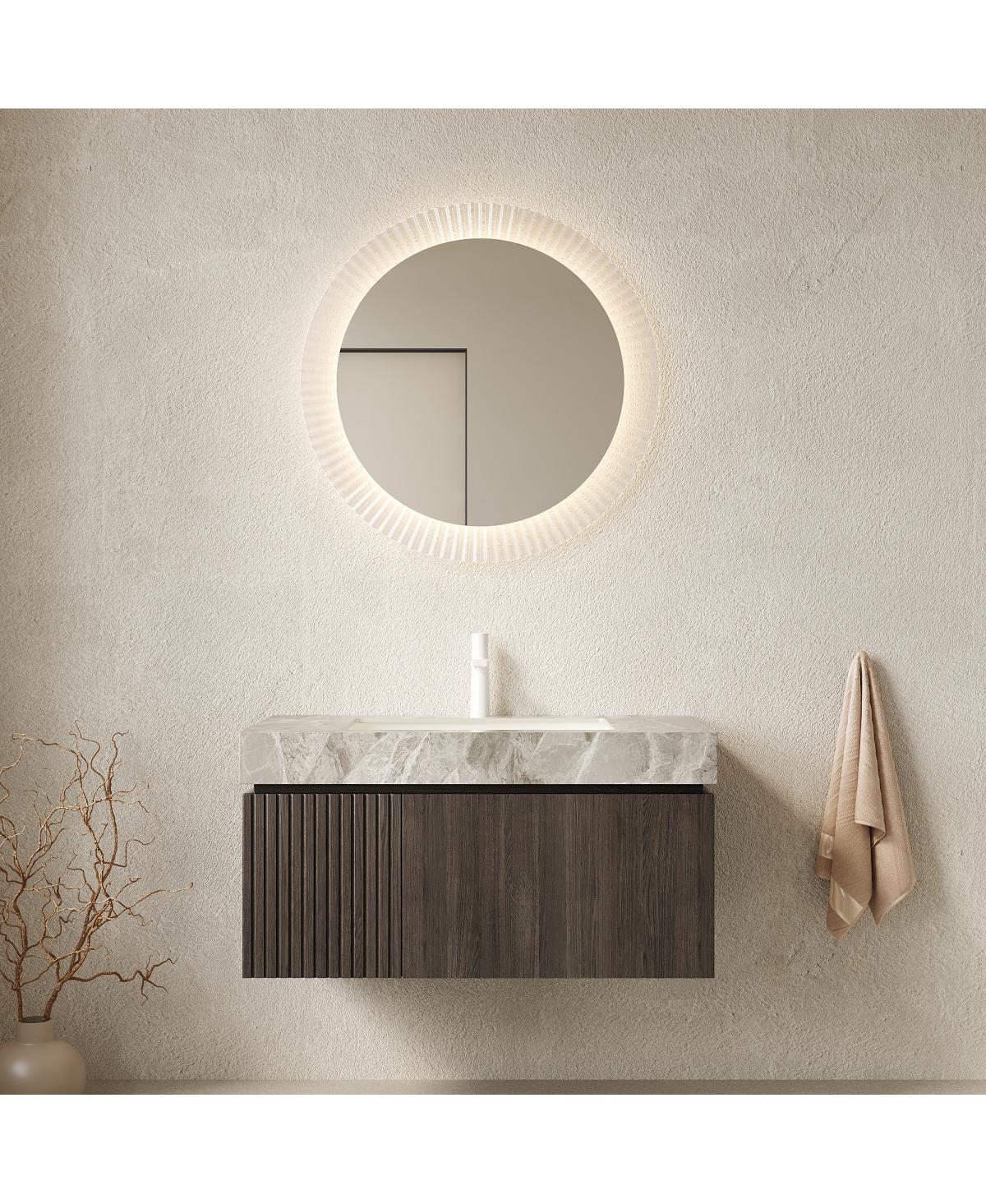 Click here for Sillysis 36 Inch Floating Bathroom Vanity with Ita... prices