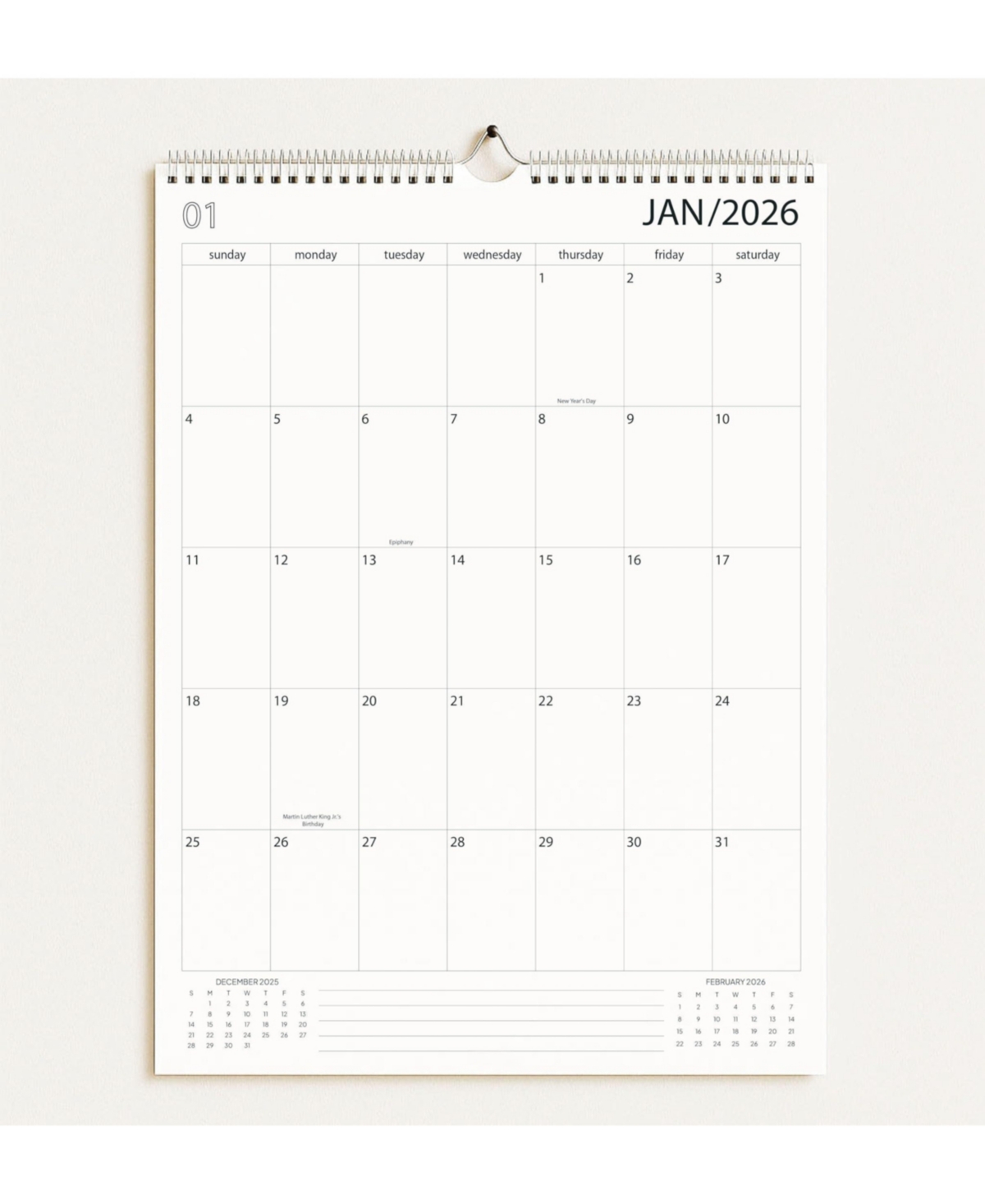 Click here for Gnuadz 2026-2027 Wall Calendar Spiral-Bound Thick... prices