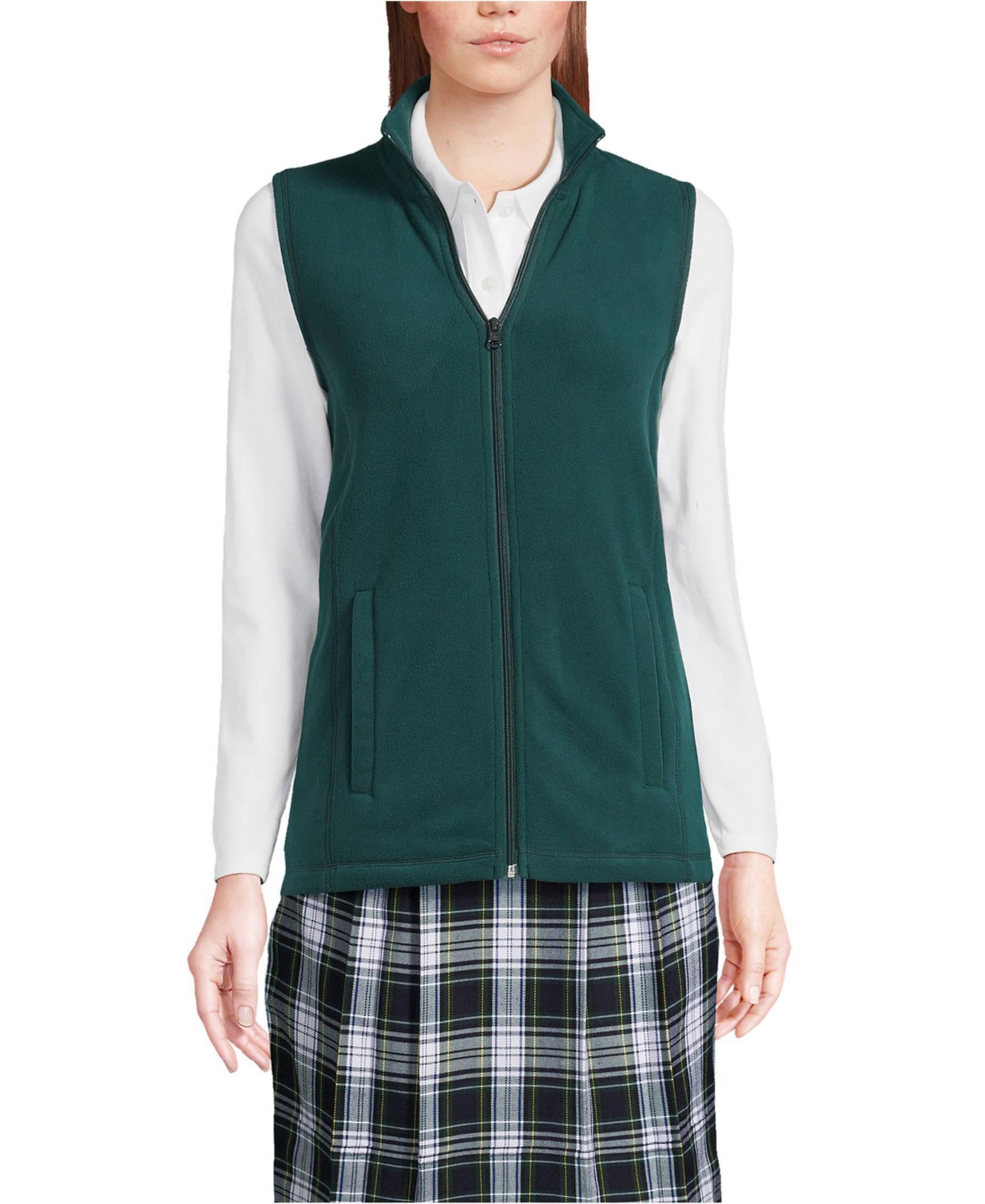 Click here for Lands End Womens Lightweight Fleece Vest Jackets -... prices