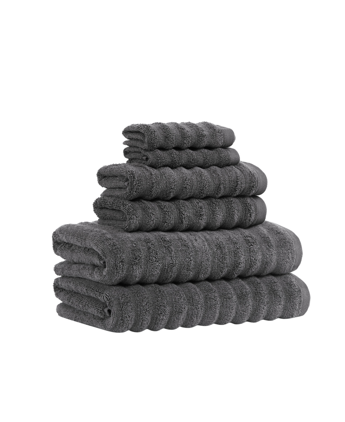Click here for Borghese Roma Ribbed Zero Twist Cotton 6-Pc. Towel... prices