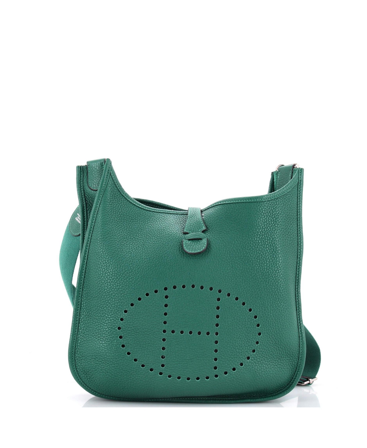 Click here for Pre-Owned HERMES Pm Evelyne Bag Gen Iii Clemence -... prices