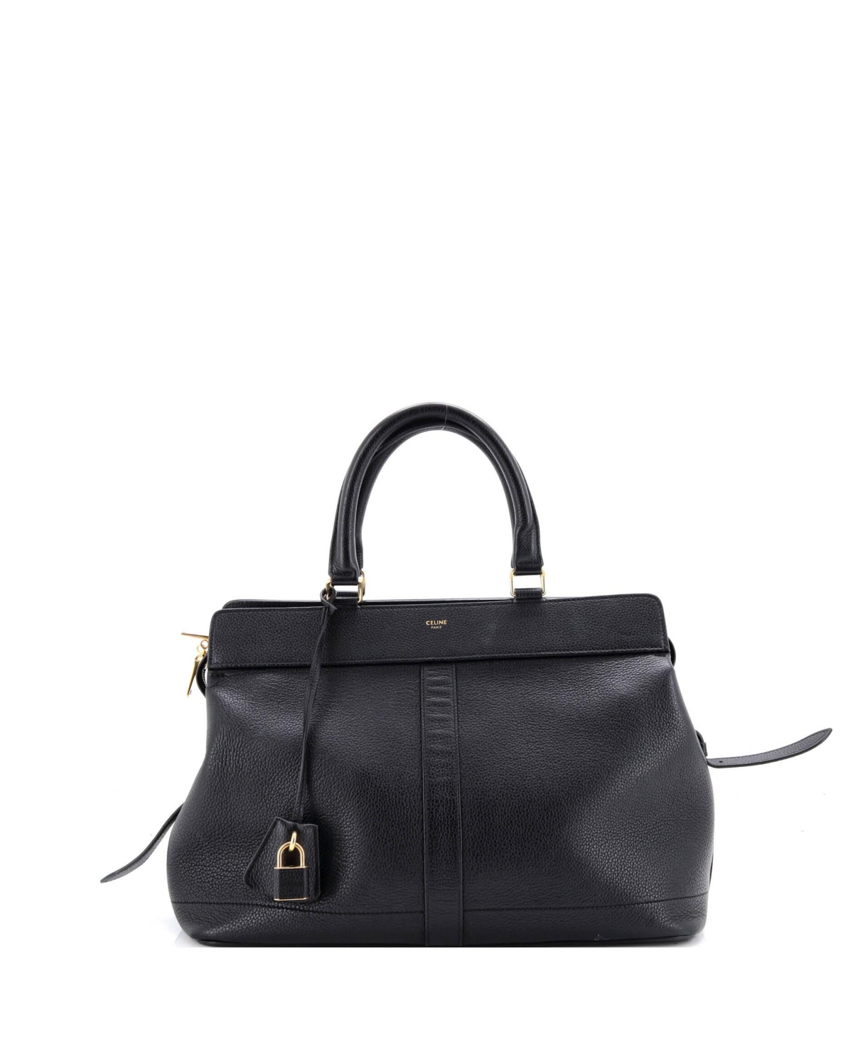 Click here for Pre-Owned Celine Medium Cabas de France Tote Leath... prices