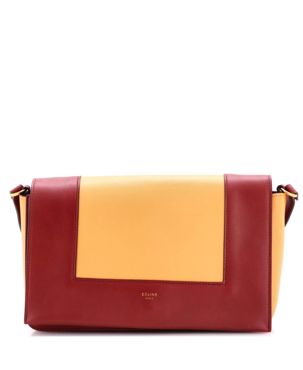 Click here for Pre-Owned Celine Medium Frame Shoulder Bag Leather... prices