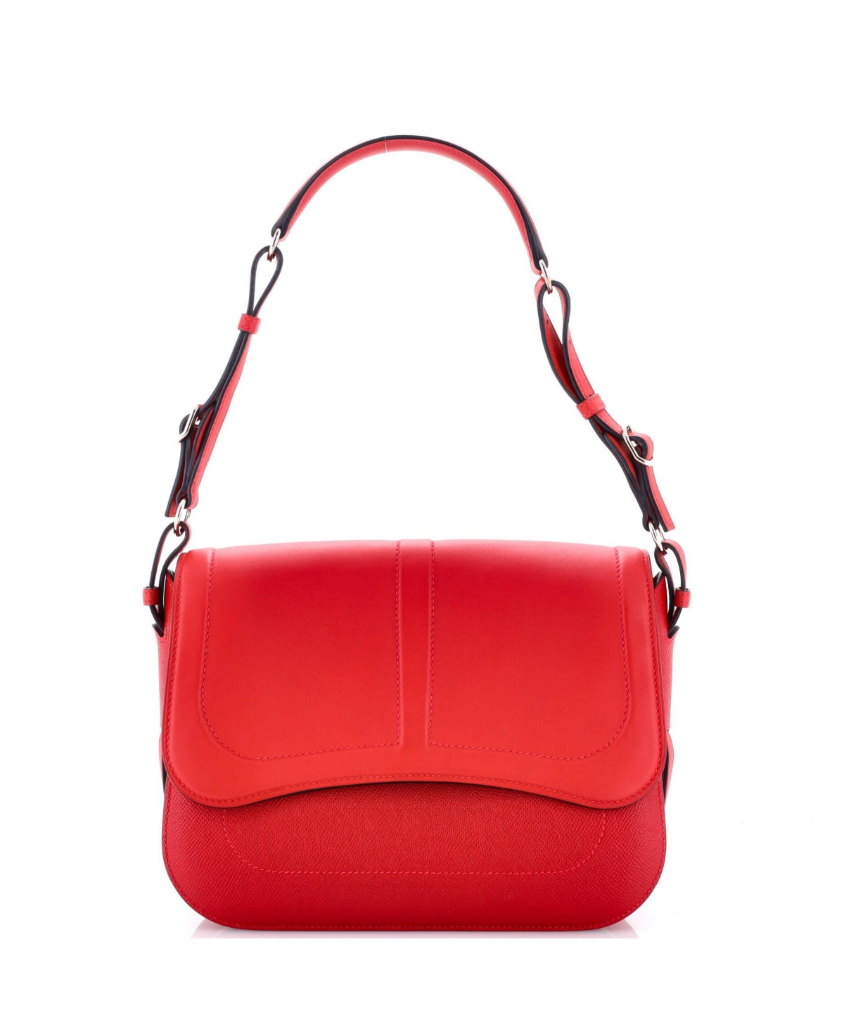 Click here for Pre-Owned HERMES Harnais Shoulder Bag Epsom and Sw... prices
