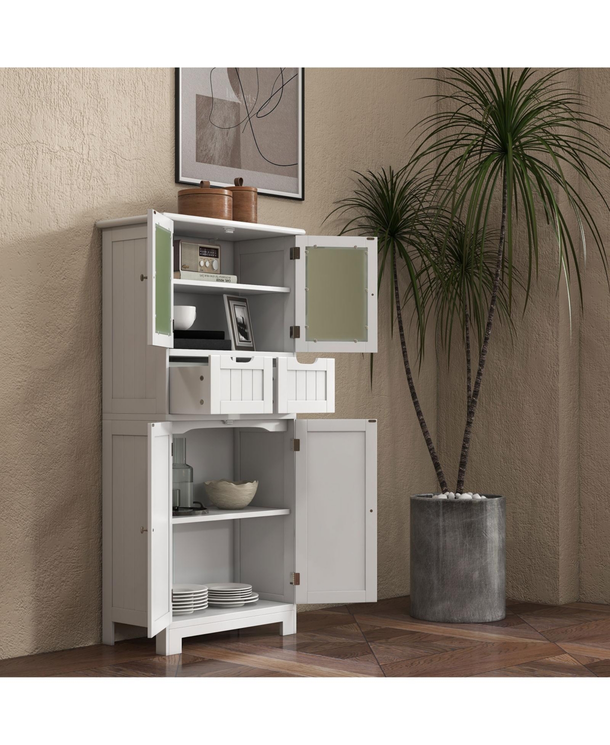 Click here for sumyeg 6-Tier Freestanding Bathroom Storage Cabine... prices