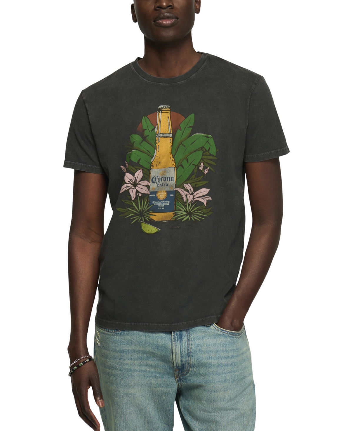 Click here for Lucky Brand Mens Corona Tropical Graphic T-Shirt -... prices
