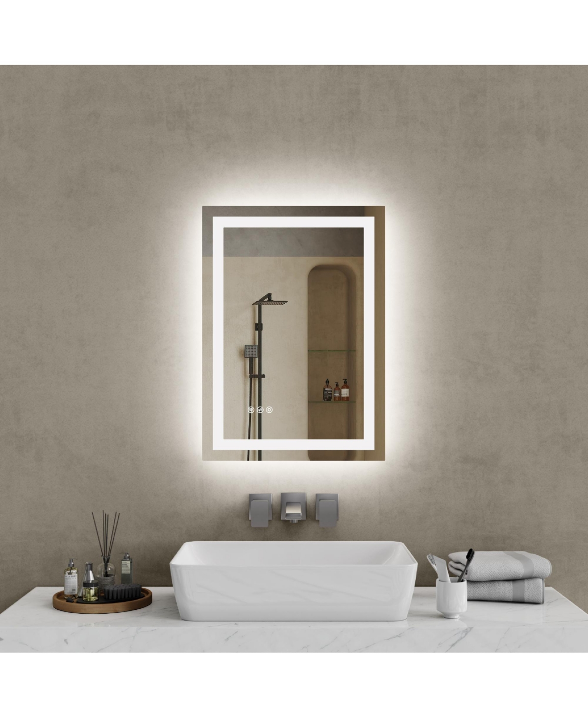 Click here for Rainsken 2028 Led Bathroom Mirror  Anti-fog Vanity... prices