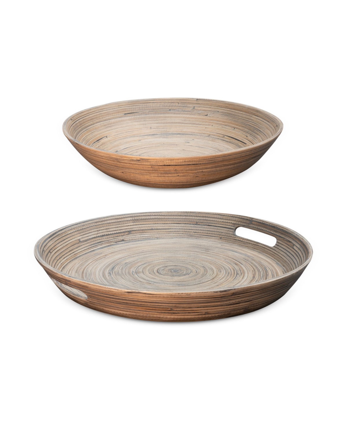 Click here for Joyce Chen Lexa Bamboo 2-Pc. Handcrafted Serving T... prices
