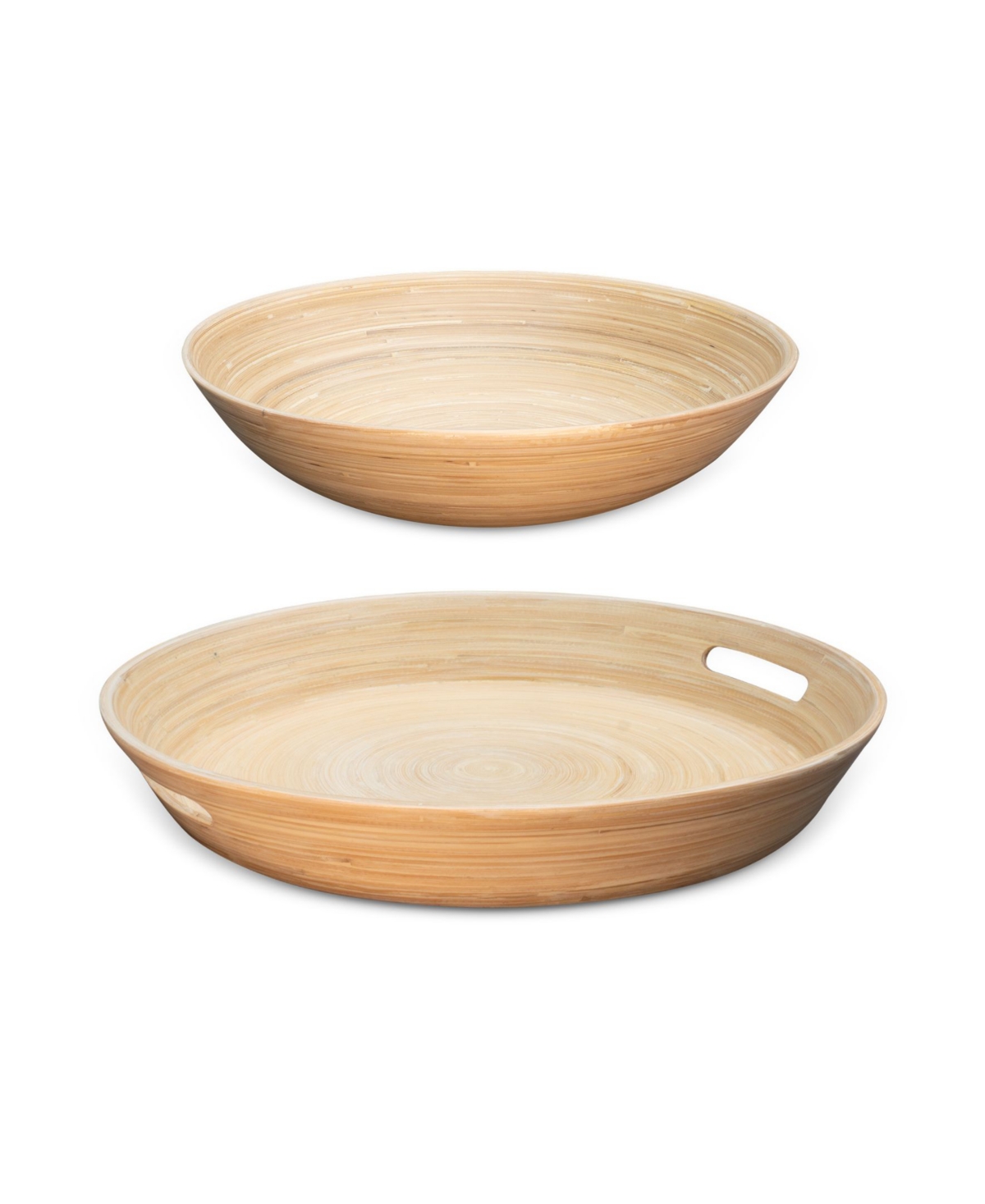 Click here for Joyce Chen Lexa Bamboo 2-Pc. Handcrafted Serving T... prices