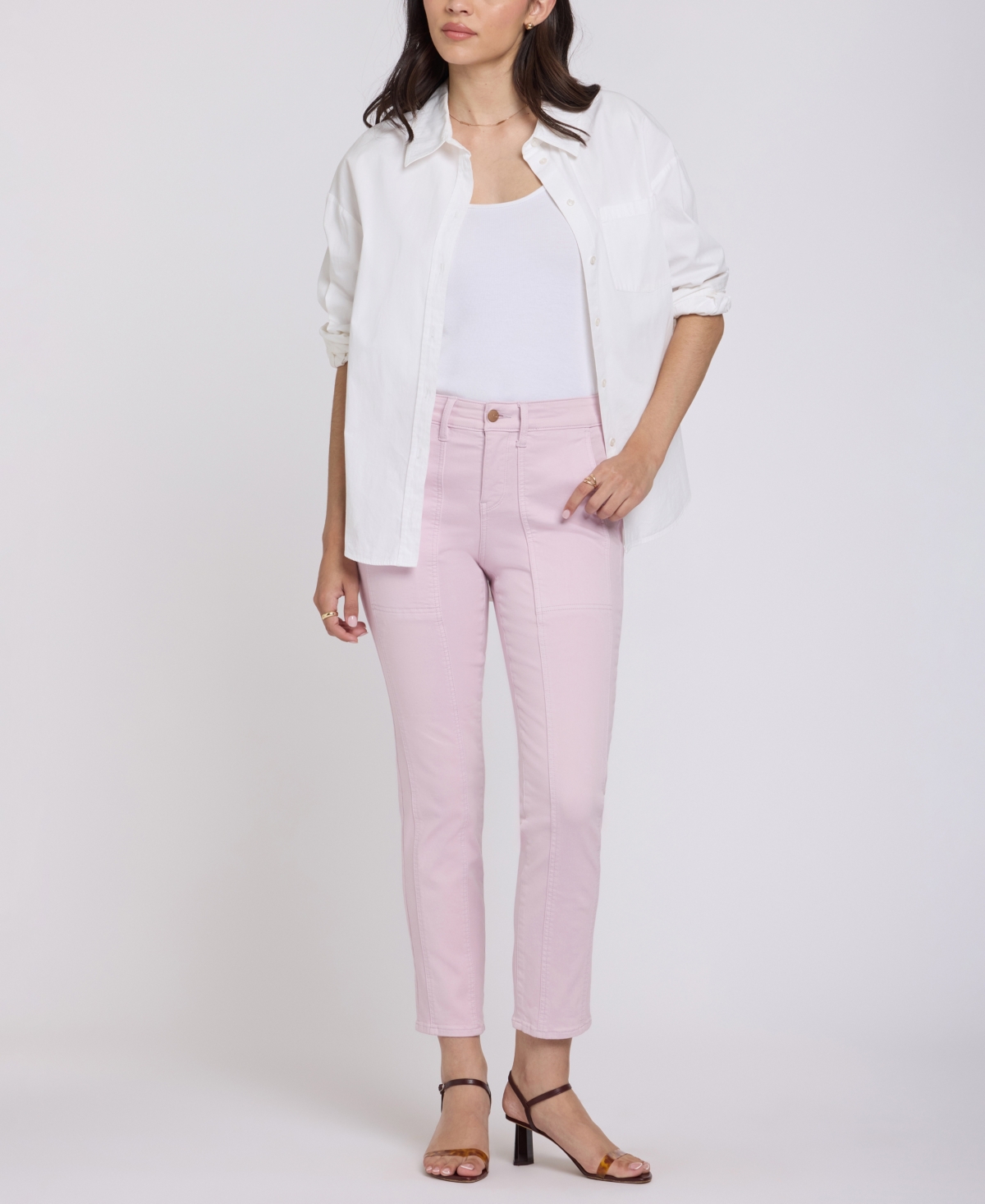 Click here for Nydj Womens Margot Girlfriend High-Rise Jeans - Li... prices