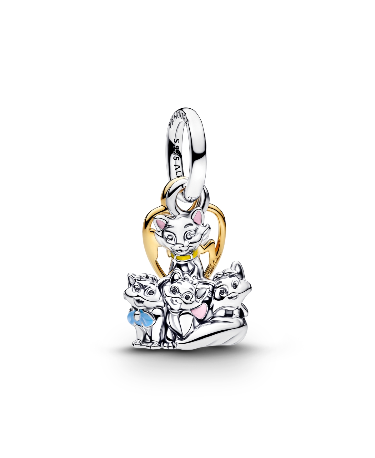 Click here for Pandora Disney Aristocats Duchess Kittens Dangle C... prices