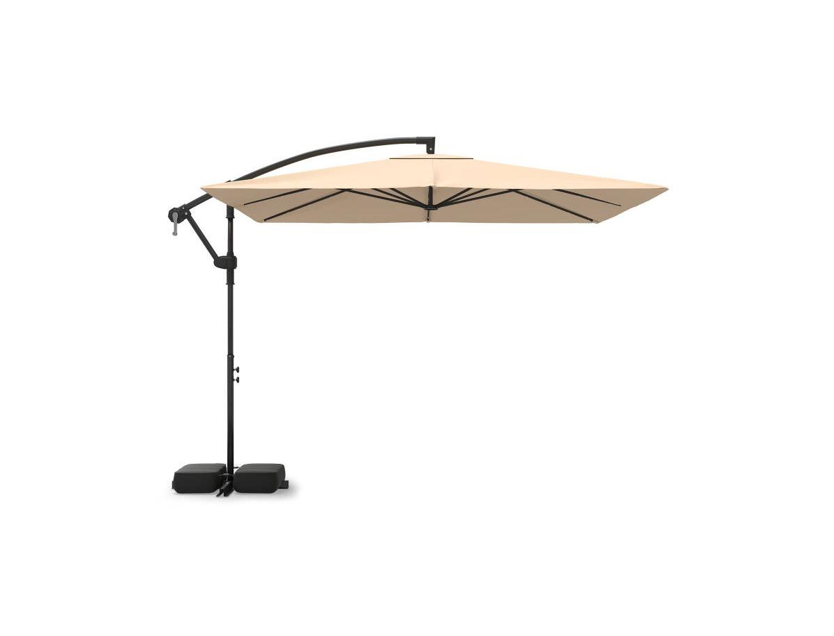 Click here for Slickblue Solar Led Cantilever Patio Umbrella Squa... prices