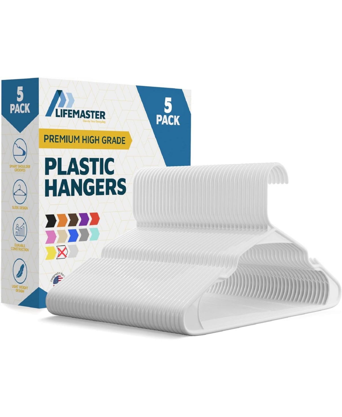Click here for Lifemaster Pack of 5 Heavy-Duty Plastic Holds up t... prices