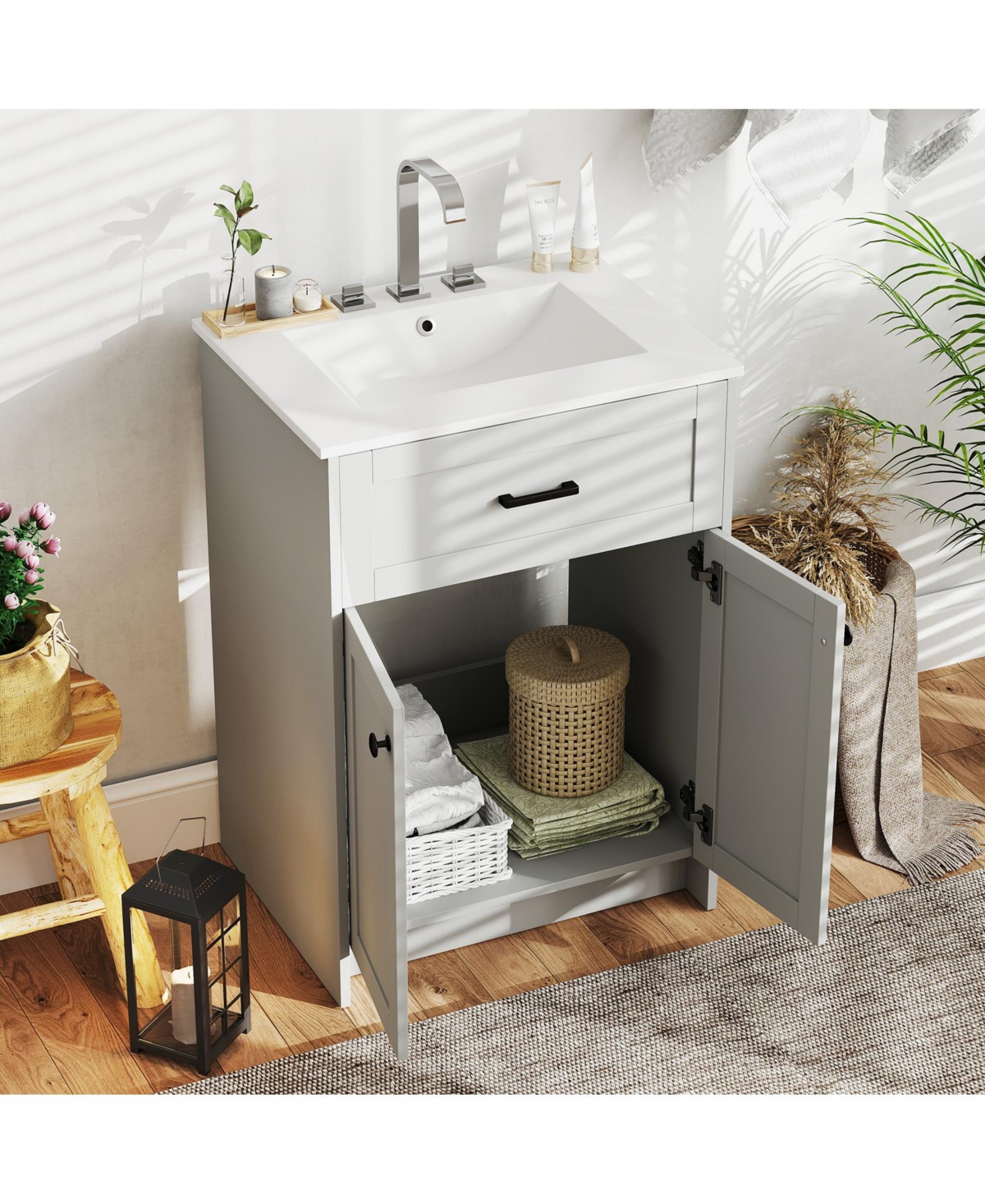 Click here for Casainc Bathroom Vanity Unit with Basin and Double... prices