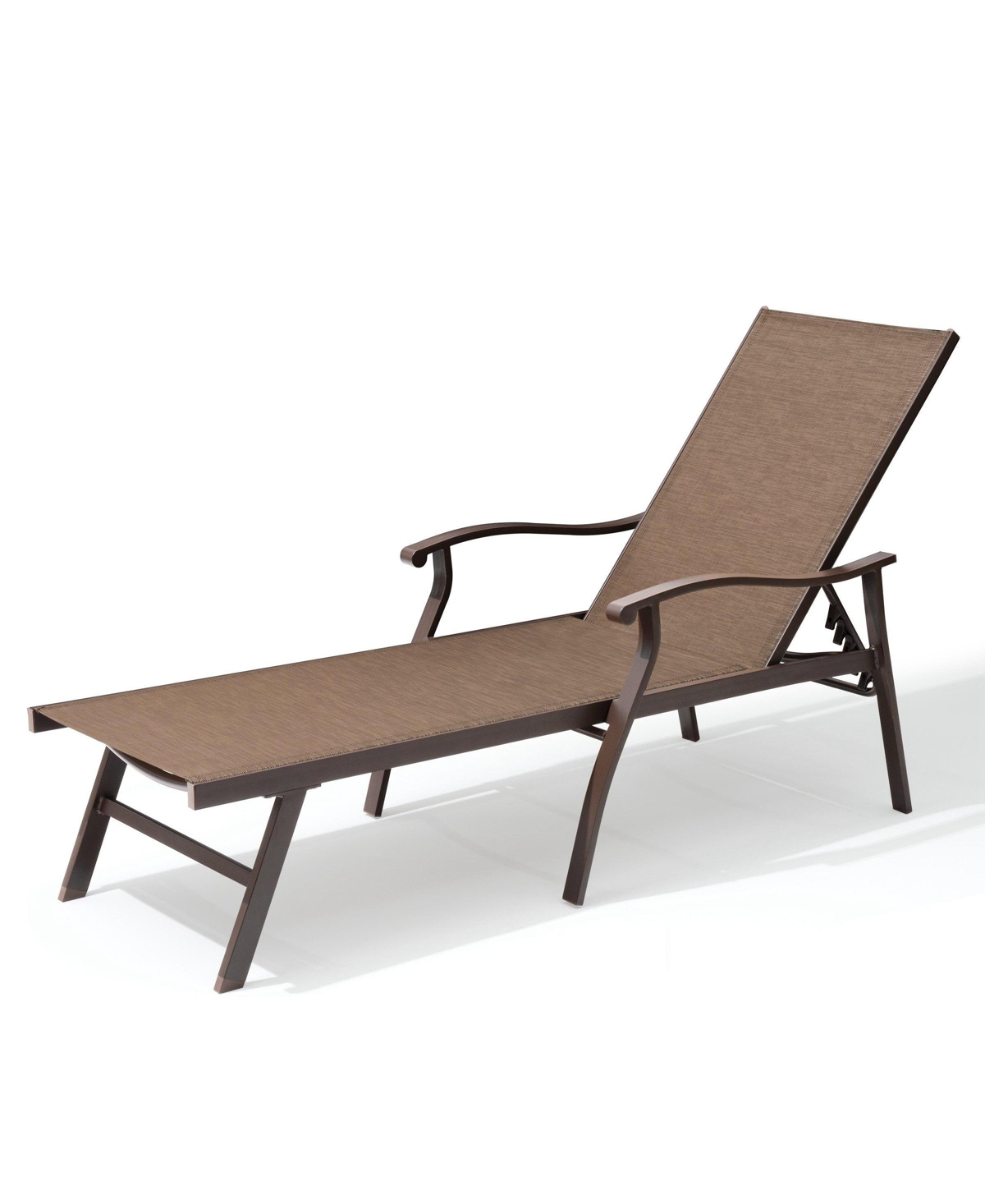 Click here for Pellebant Outdoor Patio Aluminum Adjustable Chaise... prices