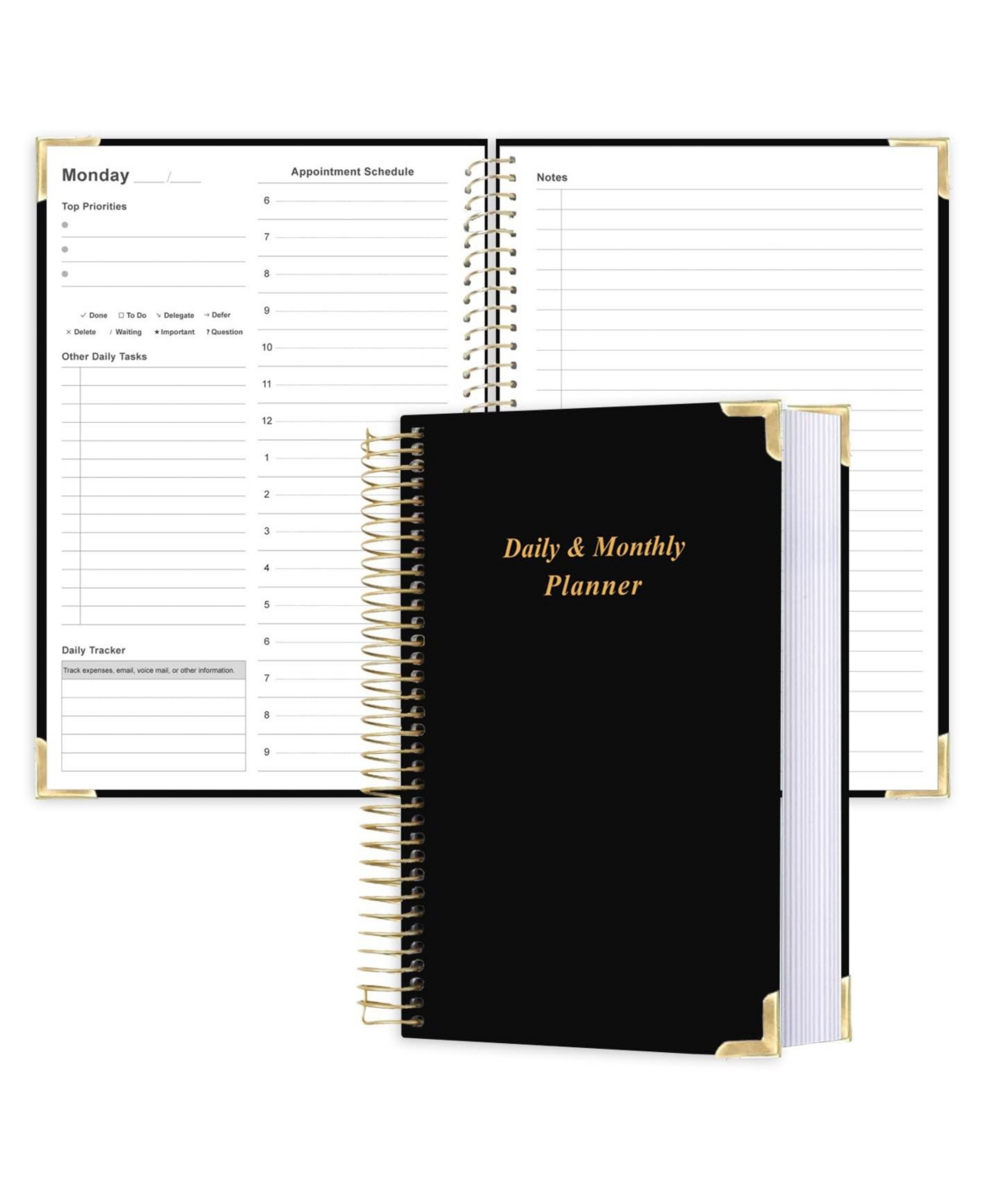 Click here for Gnuadz Undated Daily Monthly Planner Spiral Bound... prices