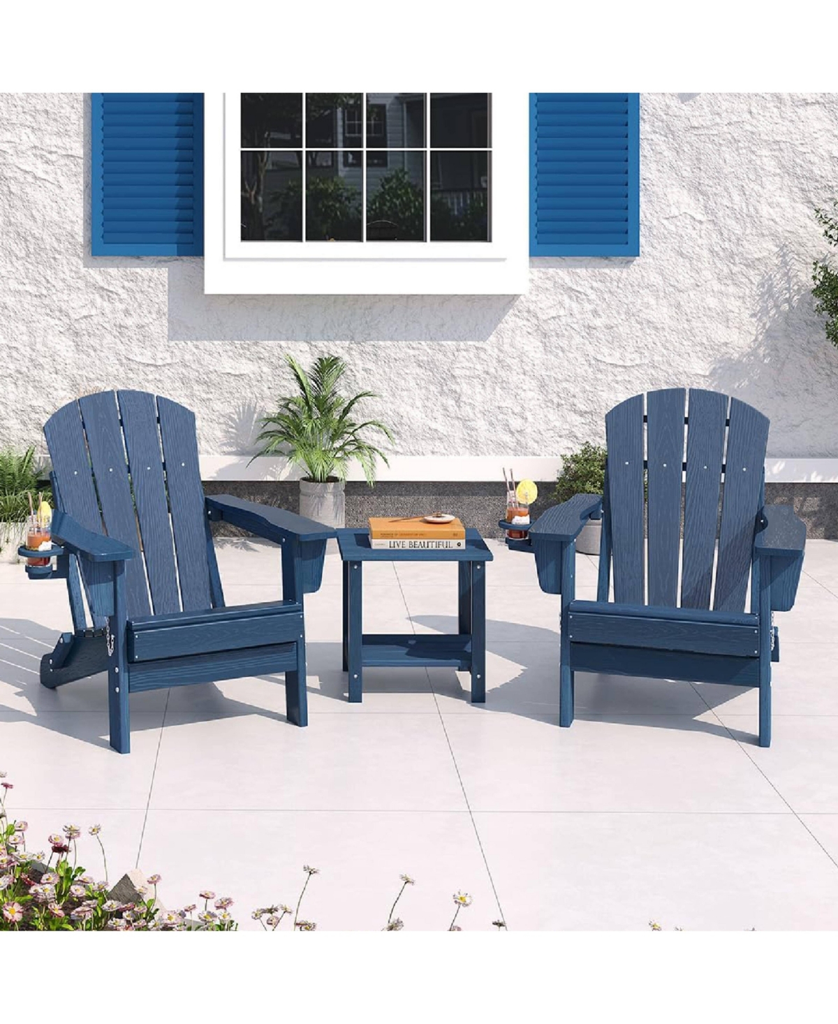 Click here for Xo 2 Piece All Weather Resistent Outdoor Patio Cha... prices