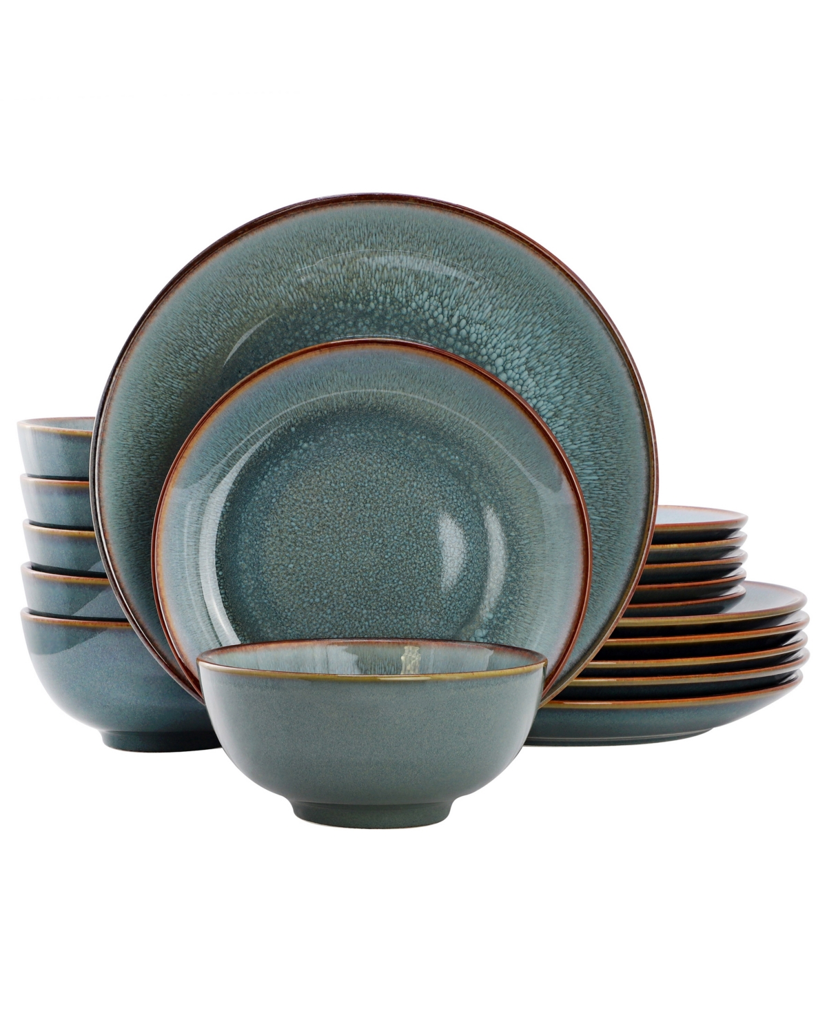 Click here for Elama Betty 18-Piece Dinnerware Set  Service For 6... prices