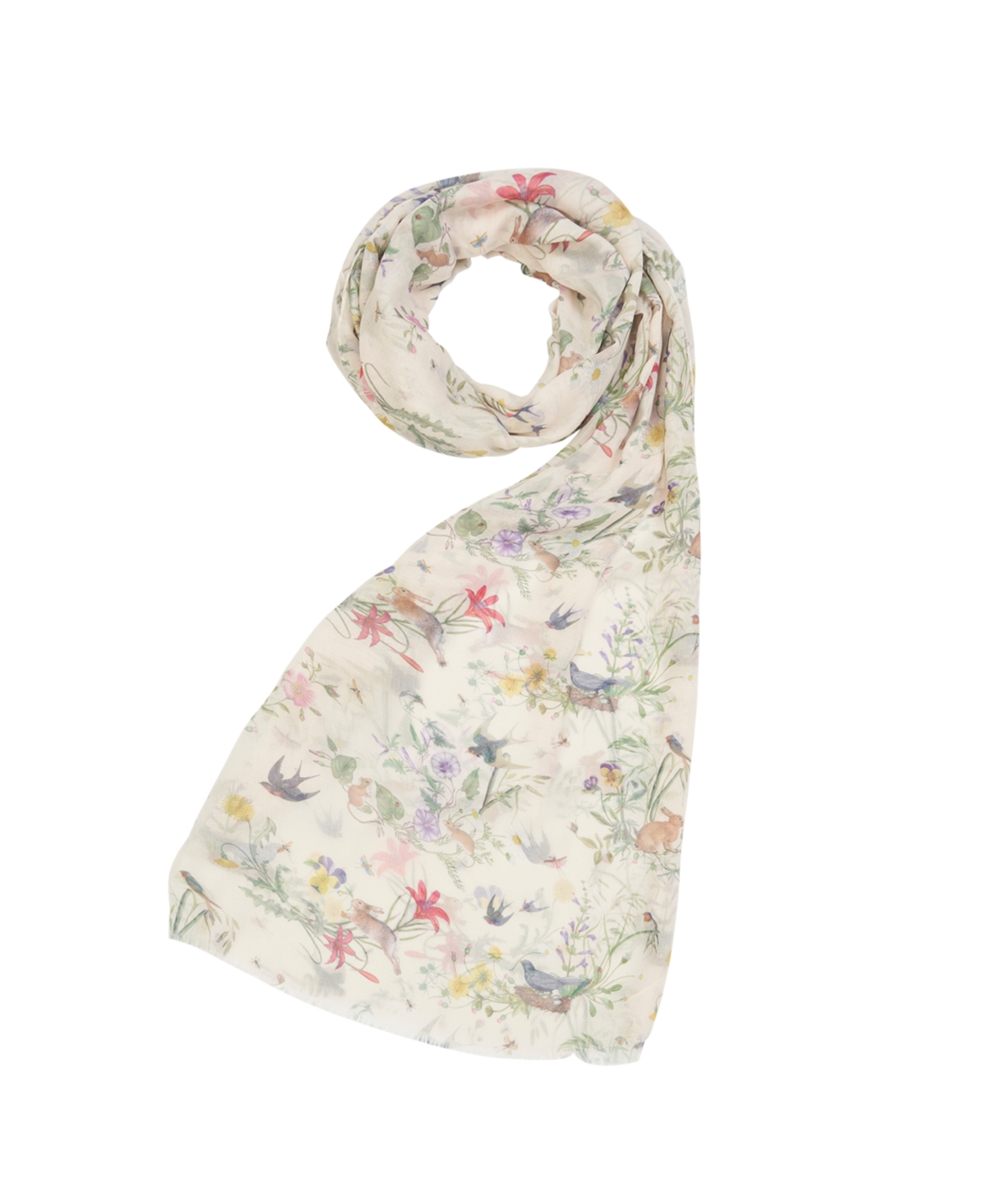 Click here for Fable England Womens Bunny Toile Lightweight Scarf... prices