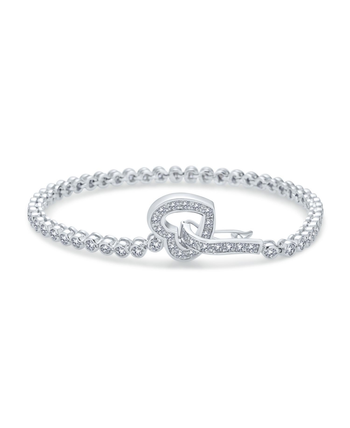 Click here for Bling Jewelry Sweetheart Bezel Set Cz Cubic Zircon... prices