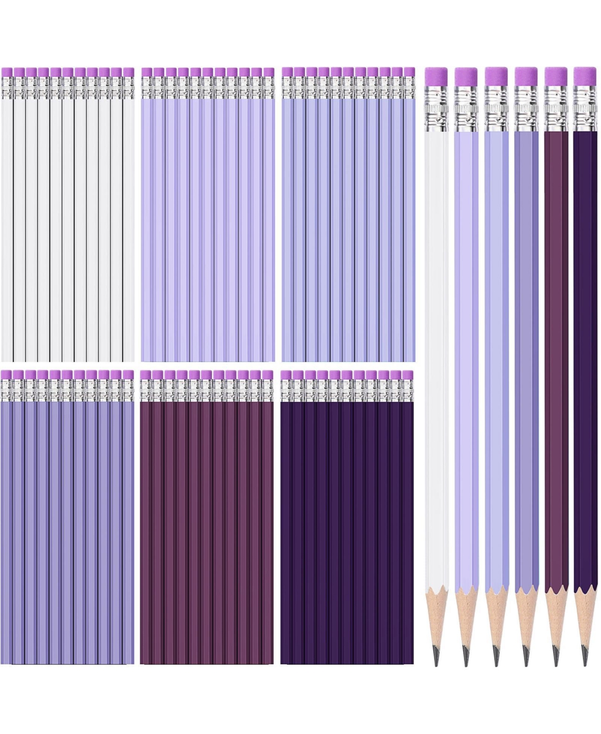 Click here for Gnuadz Hb Pencils Wood Cased Eraser Hexagonal Grap... prices