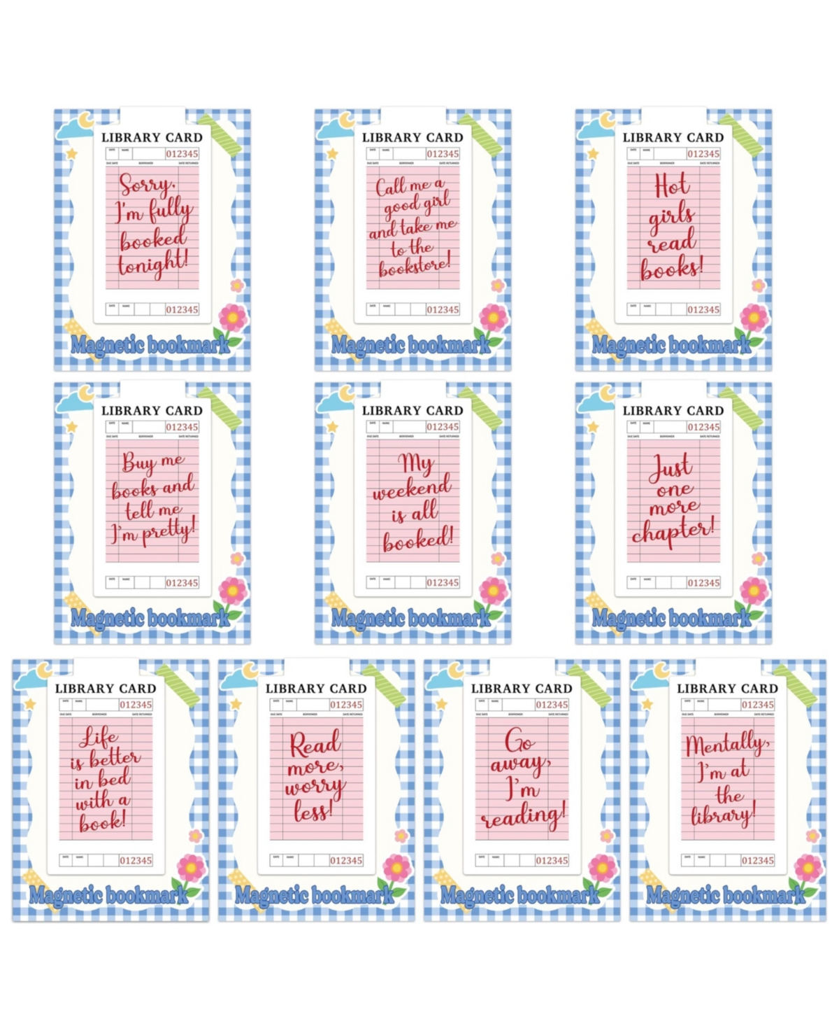 Click here for Gnuadz Reading Bookmarks Women Magnetic Clips Gift... prices
