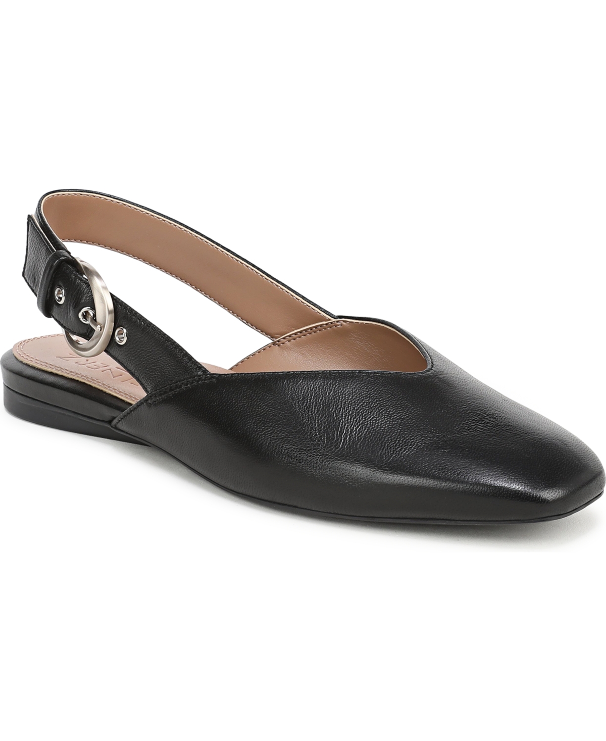 Click here for Naturalizer Womens Crystal Slingback Flats - Black... prices