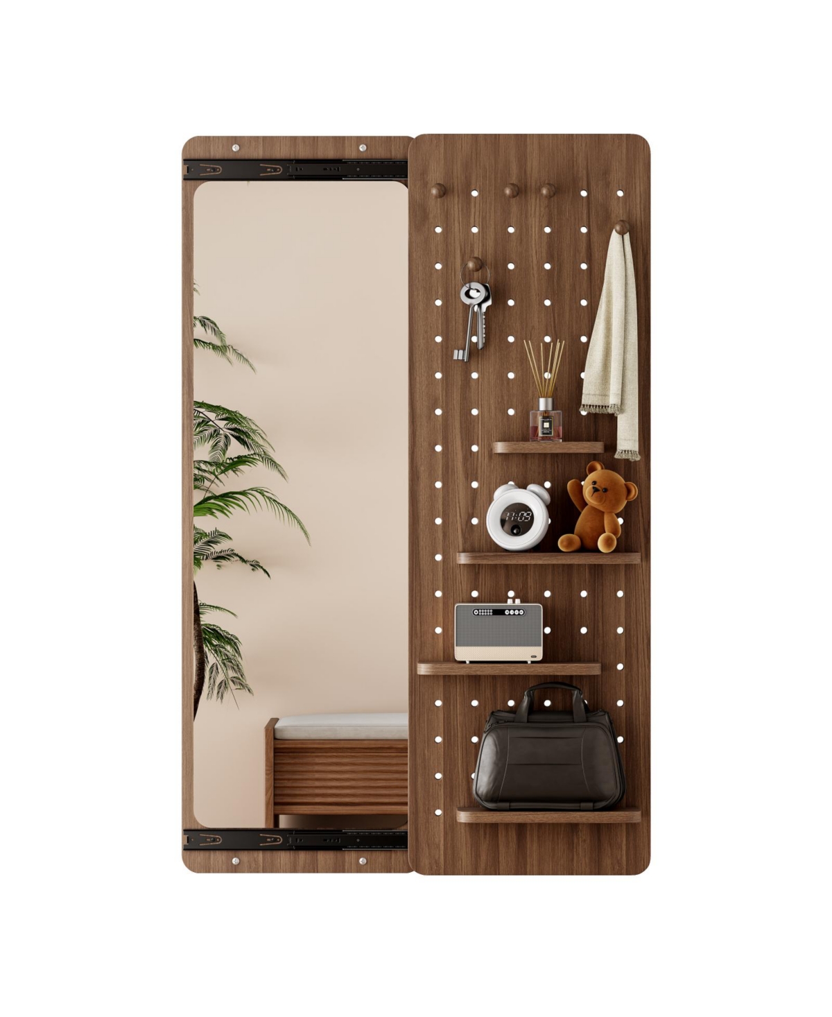 Click here for Phying Walnut Multi Functional Design Panel Wall M... prices