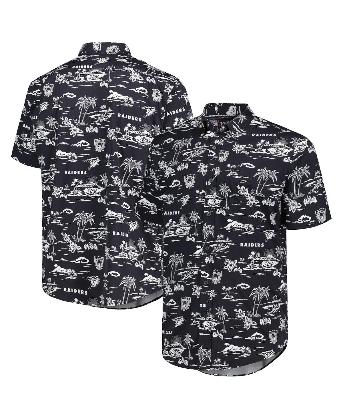 Click here for Reyn Spooner Mens Black Las Vegas Raiders Throwbac... prices