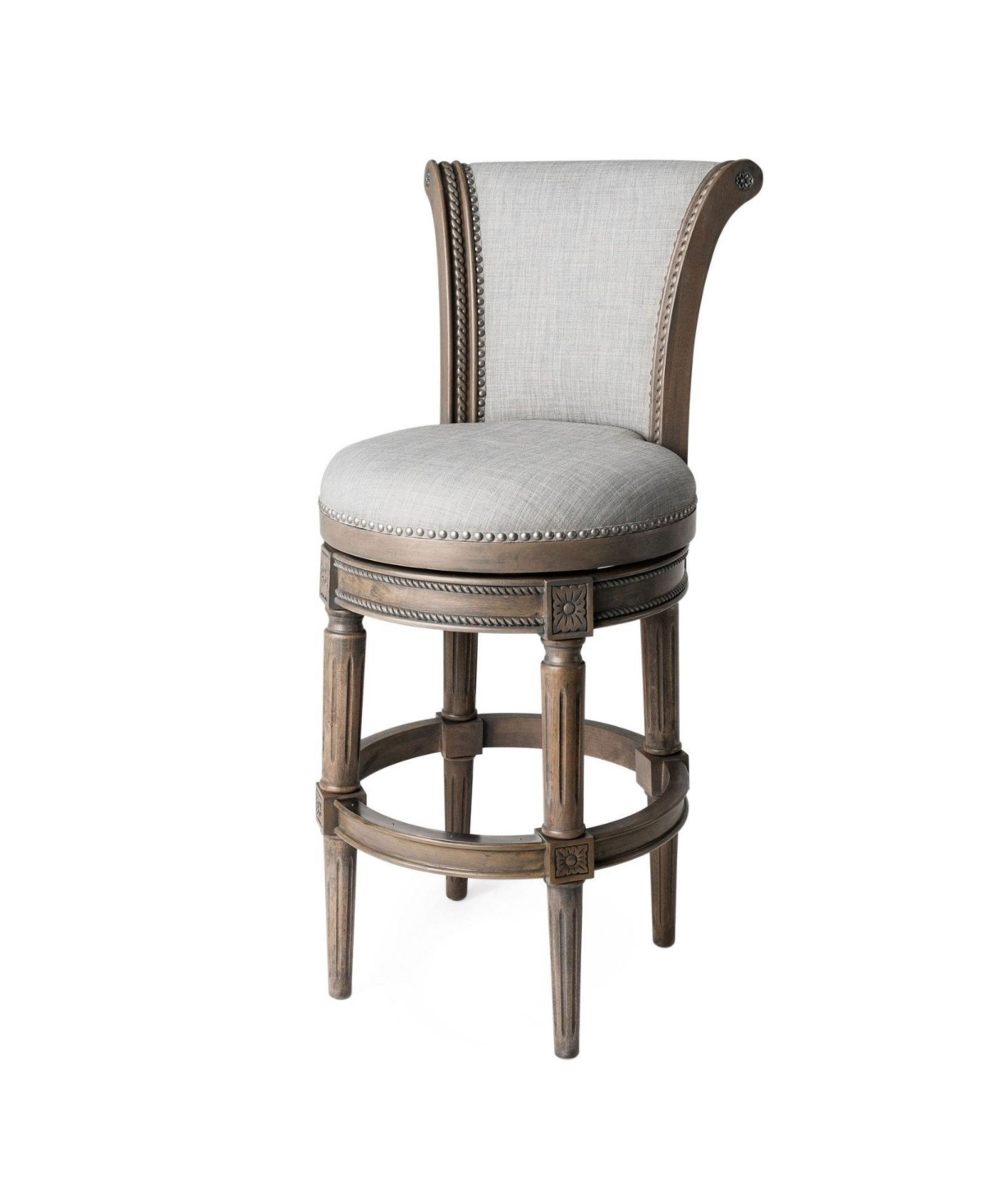 Click here for Maven Lane Pullman Bar Stool in Walnut Finish with... prices