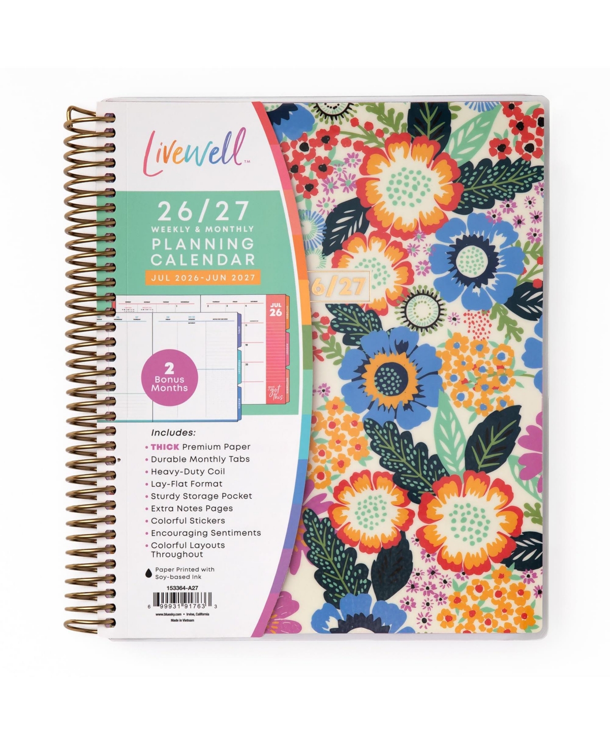 Click here for Gnuadz Academic Planner July-June Wirebound Sticke... prices