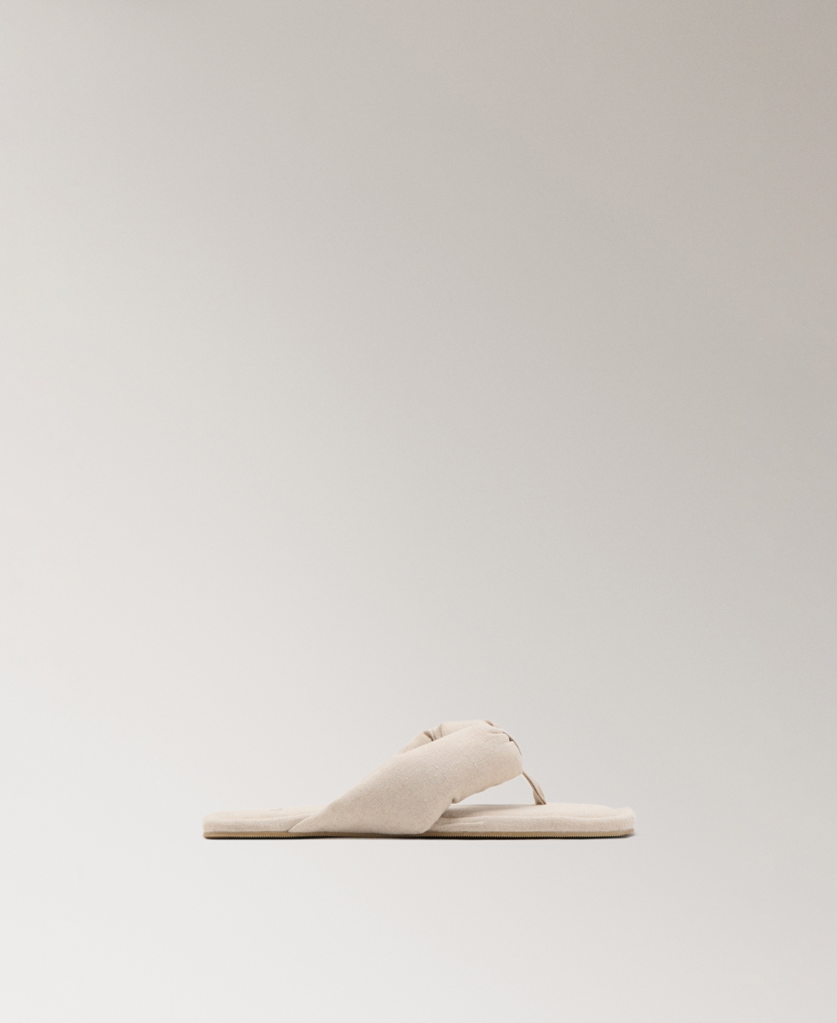 Click here for Mango Womens Padded Mule Slippers - Beige prices
