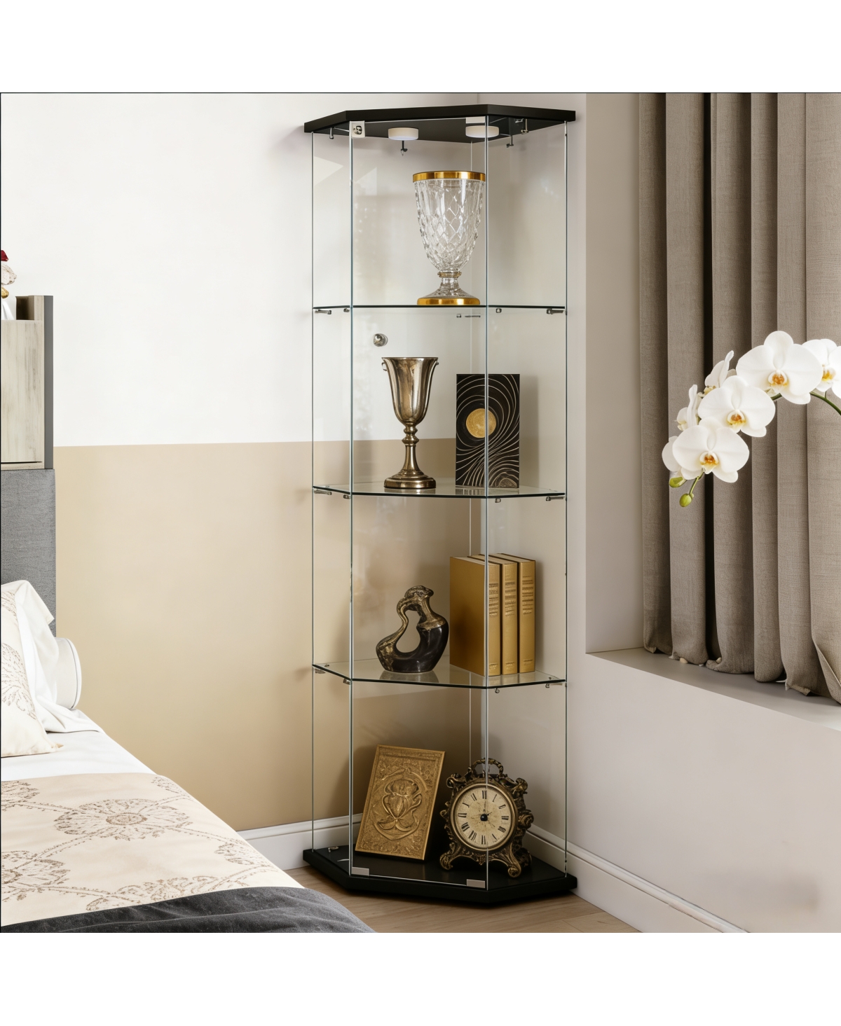 Click here for Streamdale Furniture 5-Sided Tempered Glass Corner... prices