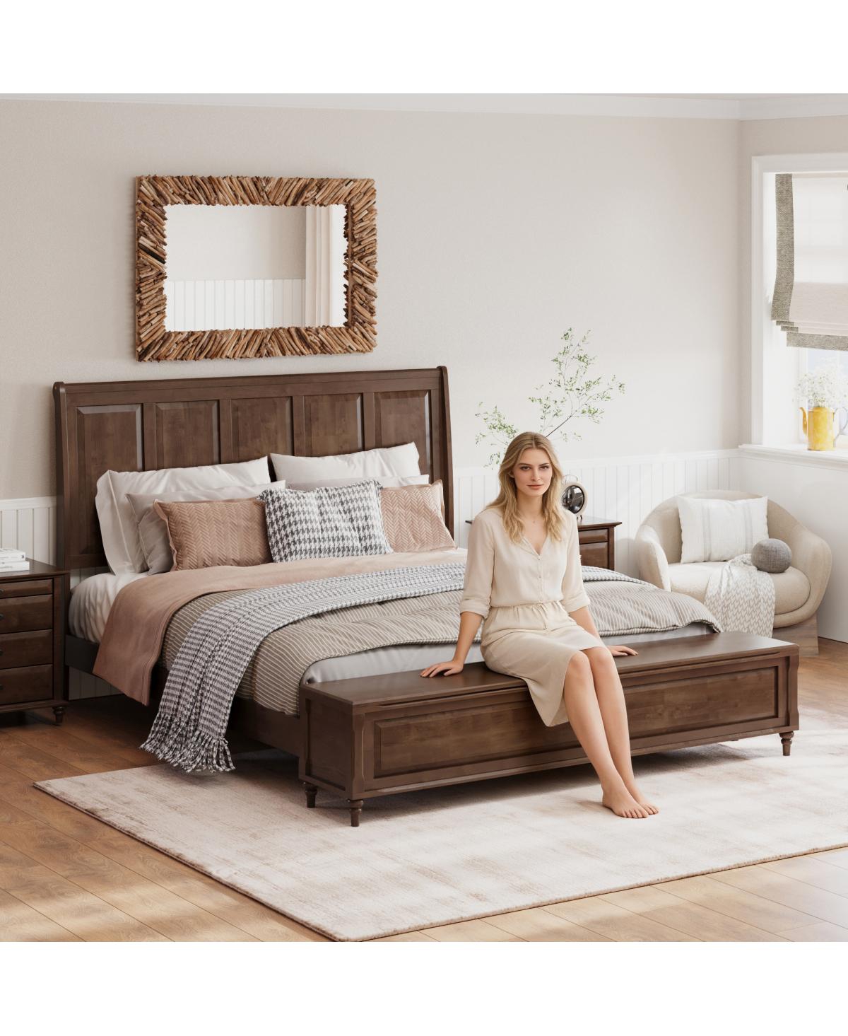Click here for Streamdale Furniture King Bed Frame with Tall Head... prices