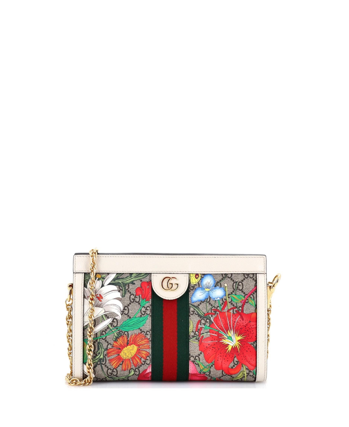 Click here for Pre-Owned Gucci Small Ophidia Chain Shoulder Bag F... prices