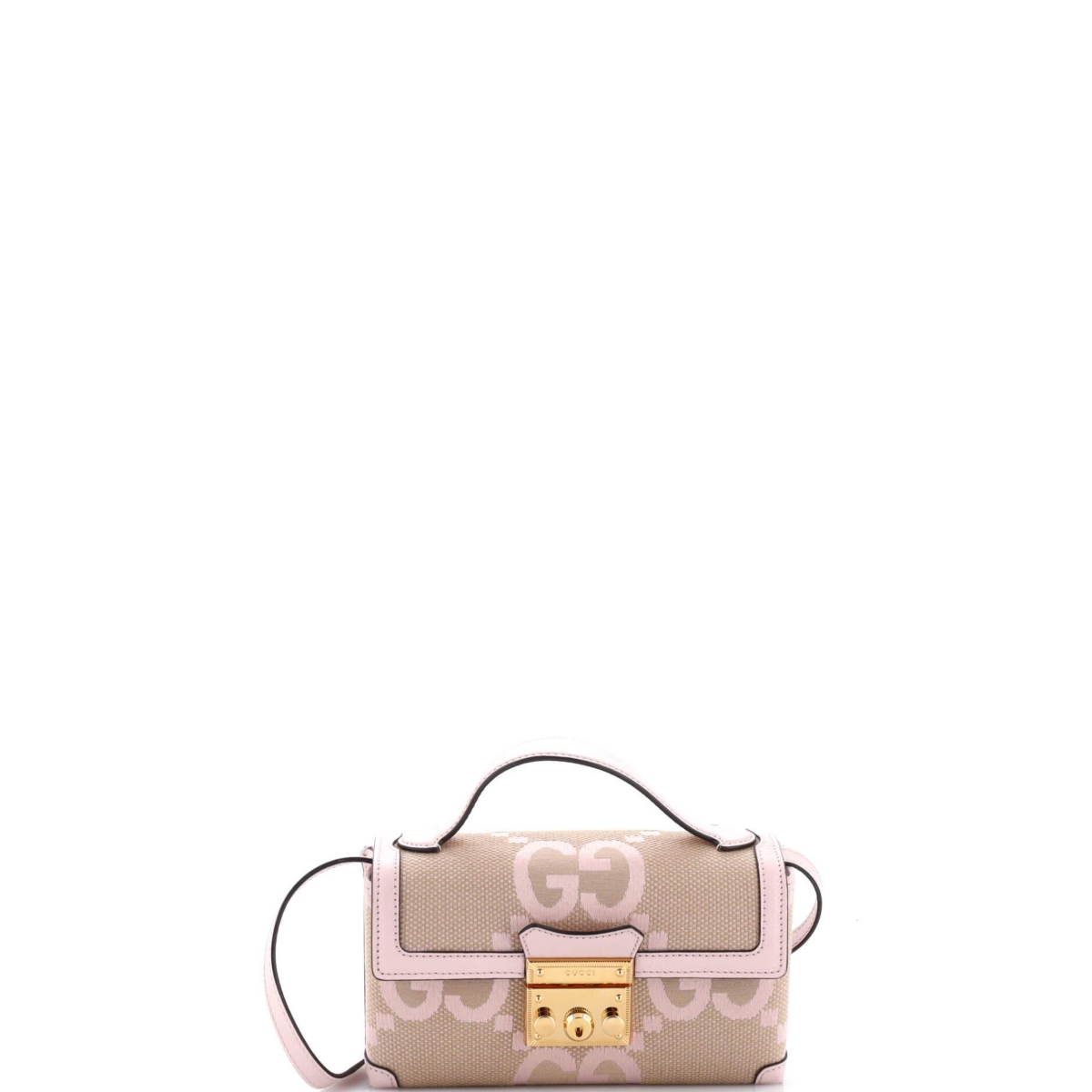 Click here for Pre-Owned Gucci Mini Padlock Top Handle Bag Jumbo... prices