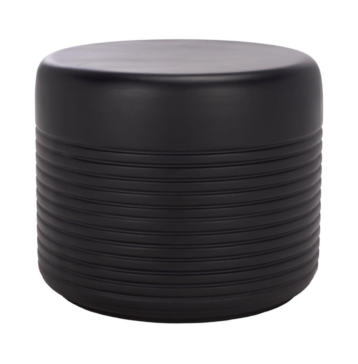 Click here for Safavieh Astrid Low Wide Outdoor Side Table - Blac... prices