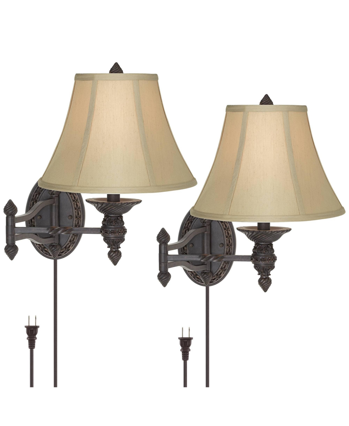 Click here for Barnes and Ivy Vintage Rustic Swing Arm Wall Lamps... prices