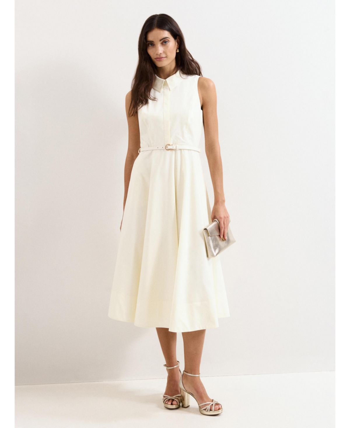 Click here for Phase Eight Womens Ariane Shirt Dress - Ivory prices