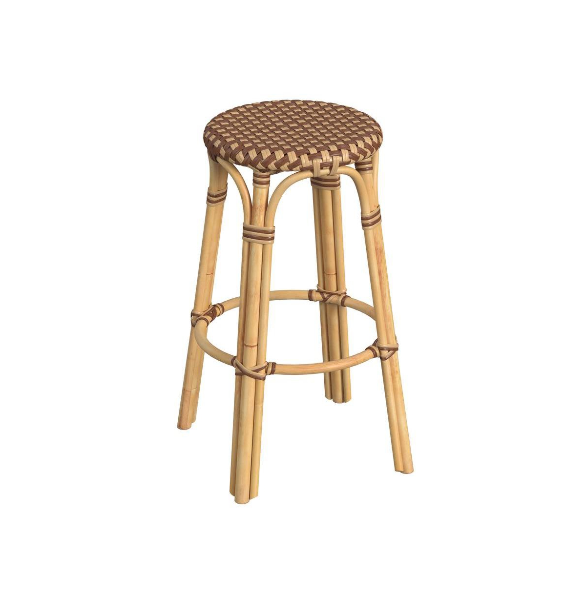 Click here for Butler Specialty Tobias Round Rattan 30 Bar Stool... prices