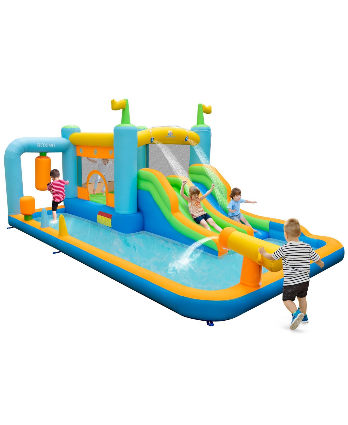 Click here for Sugift Giant Inflatable Water Slide with Dual Slid... prices