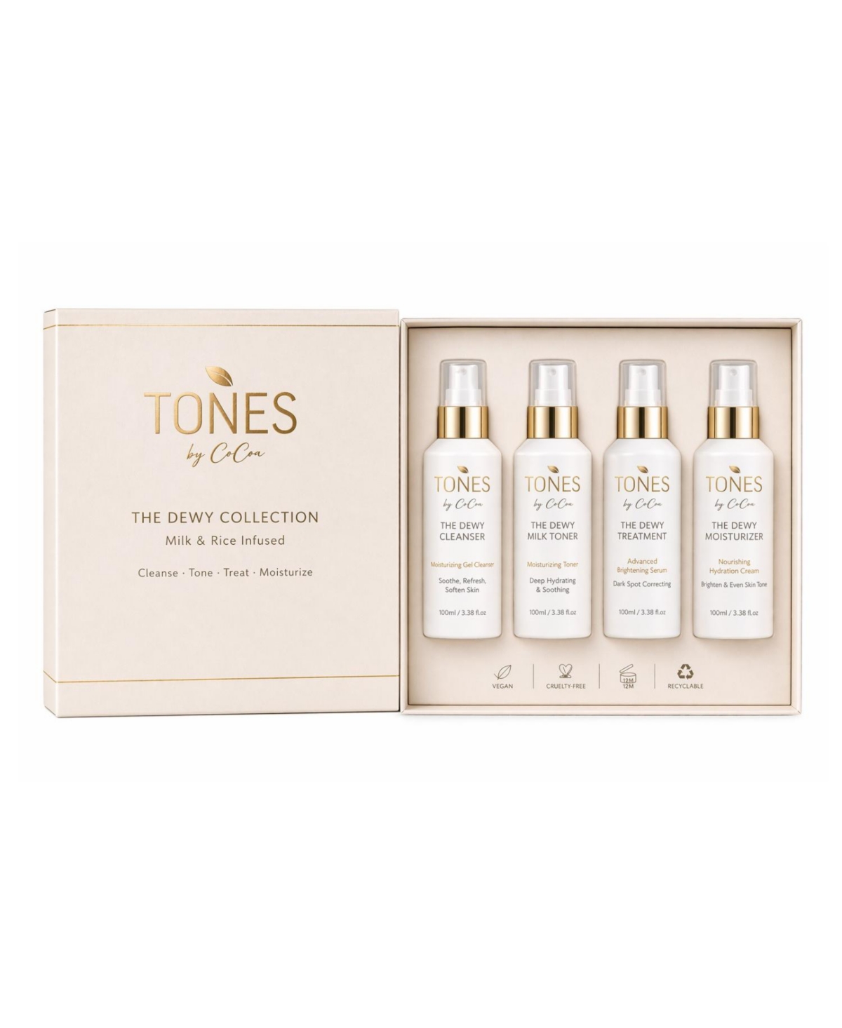 Click here for Tones By CoCoa Mini Dewy Hydration Collection prices