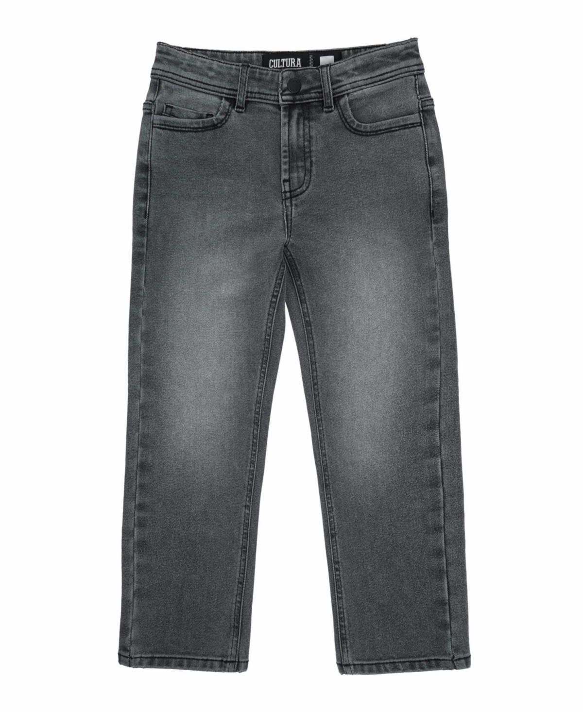 Click here for Cultura Little Boys 4 - 7 Stretch Jeans - Grey prices