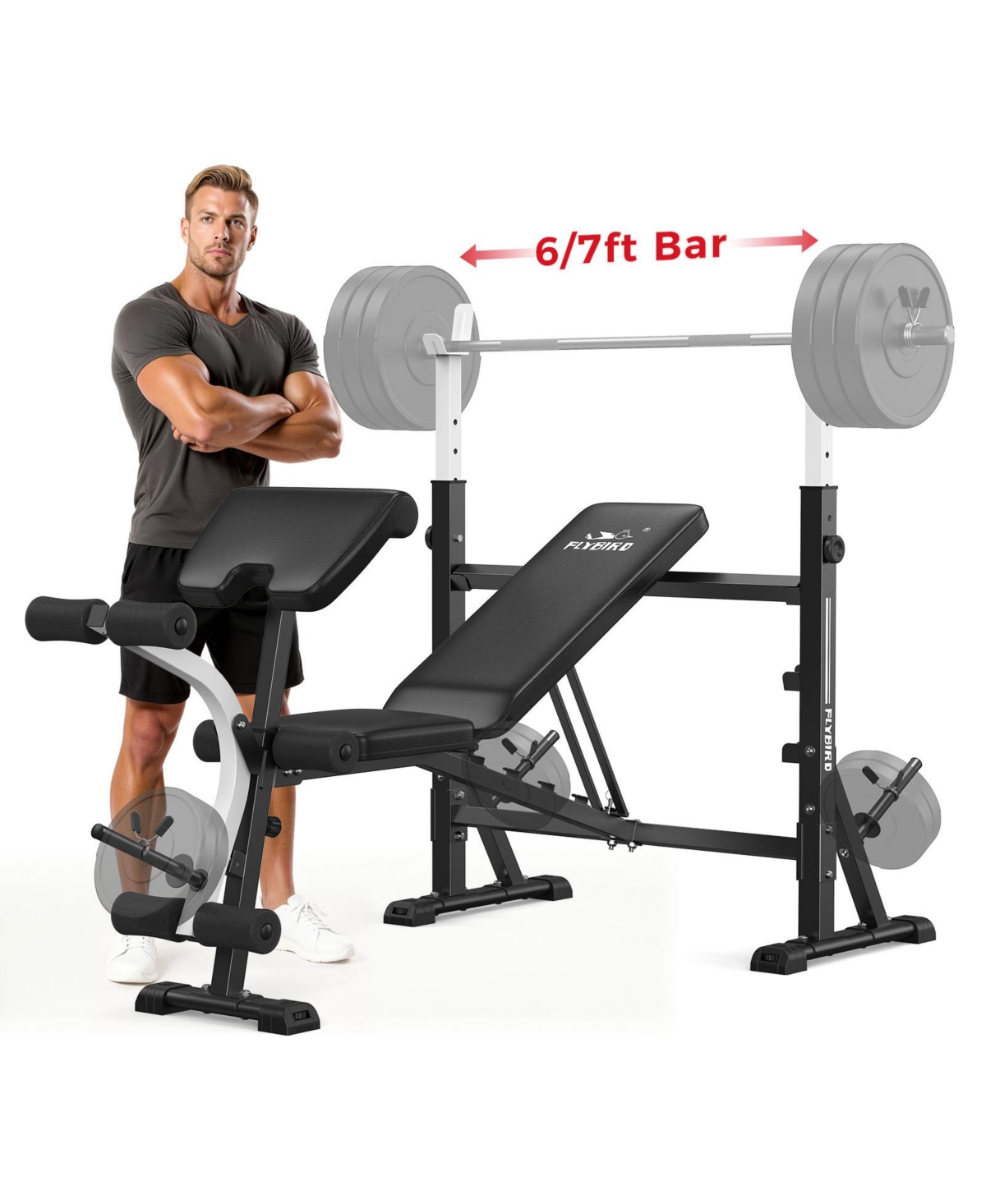 Click here for Fed Fitness Olympic Adjustable Weight Bench  39IN... prices