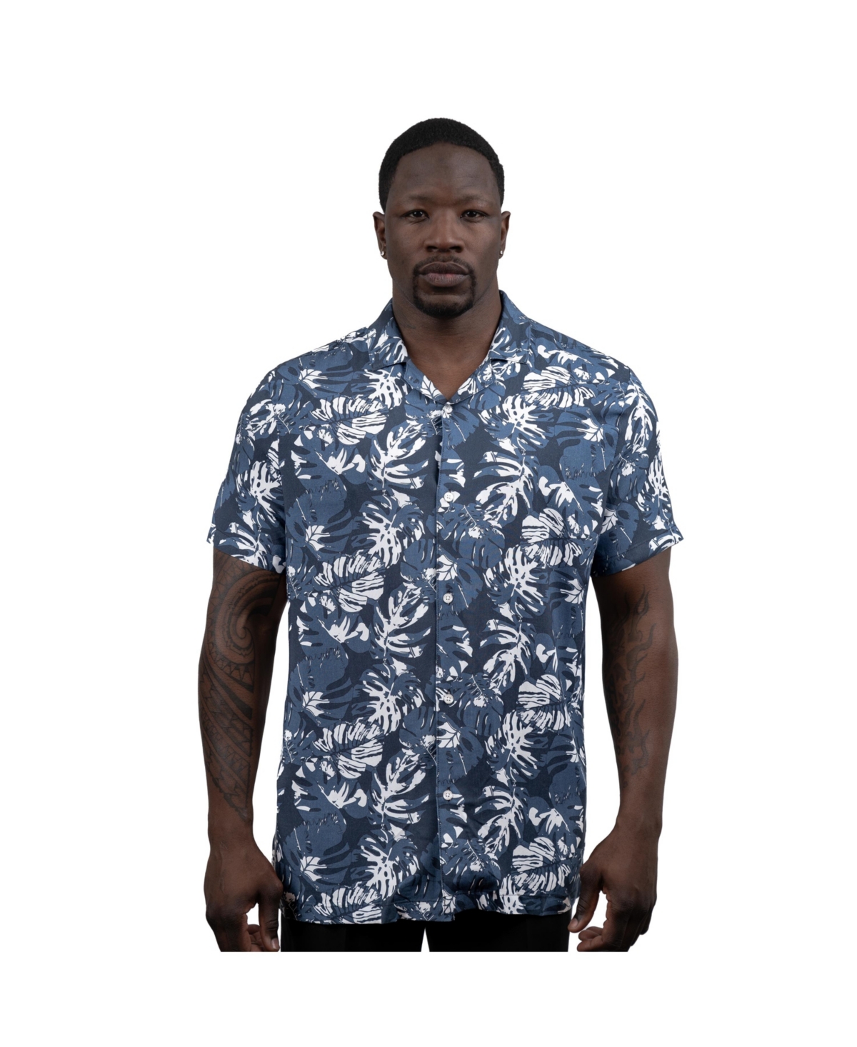 Click here for Mio Marino Mens Casual Button-Down Hawaiian Short... prices