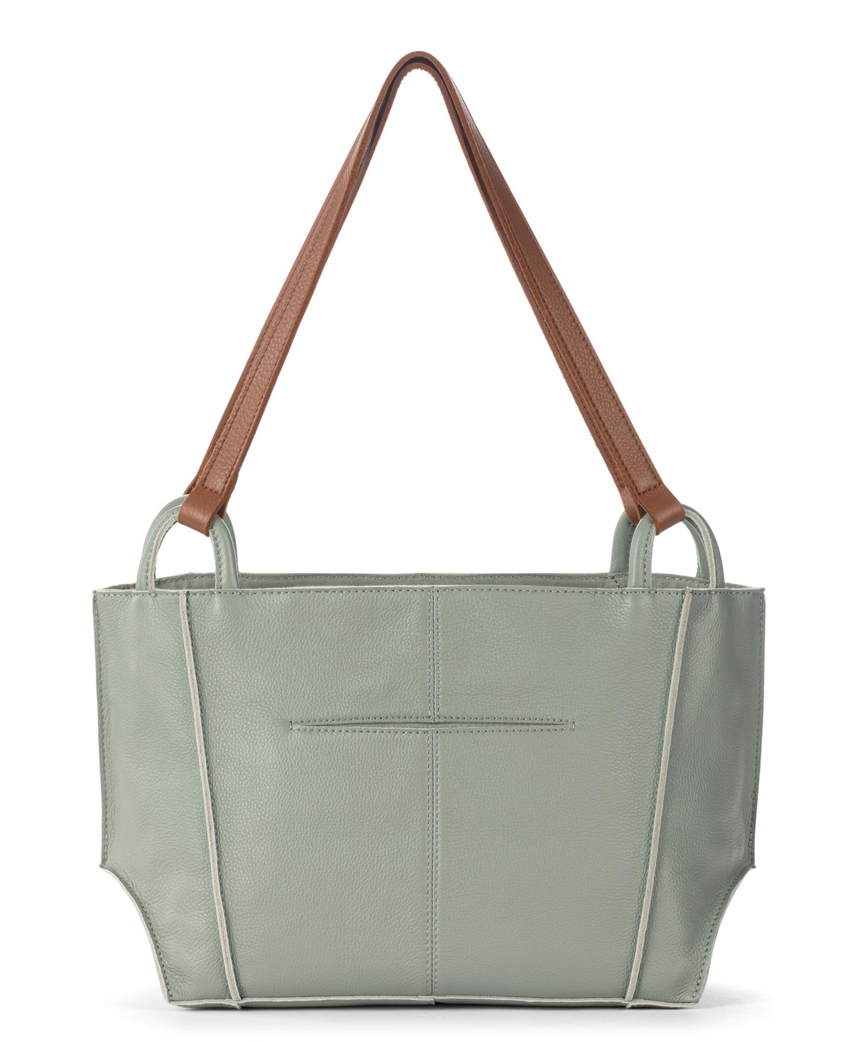 Click here for The Sak Los Feliz Leather Zipper Satchel Bag - Mea... prices