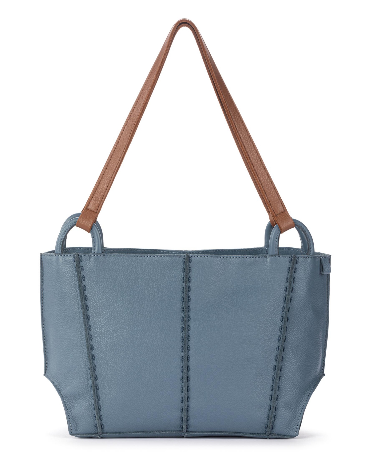 Click here for The Sak Los Feliz Leather Zipper Satchel Bag - Mar... prices