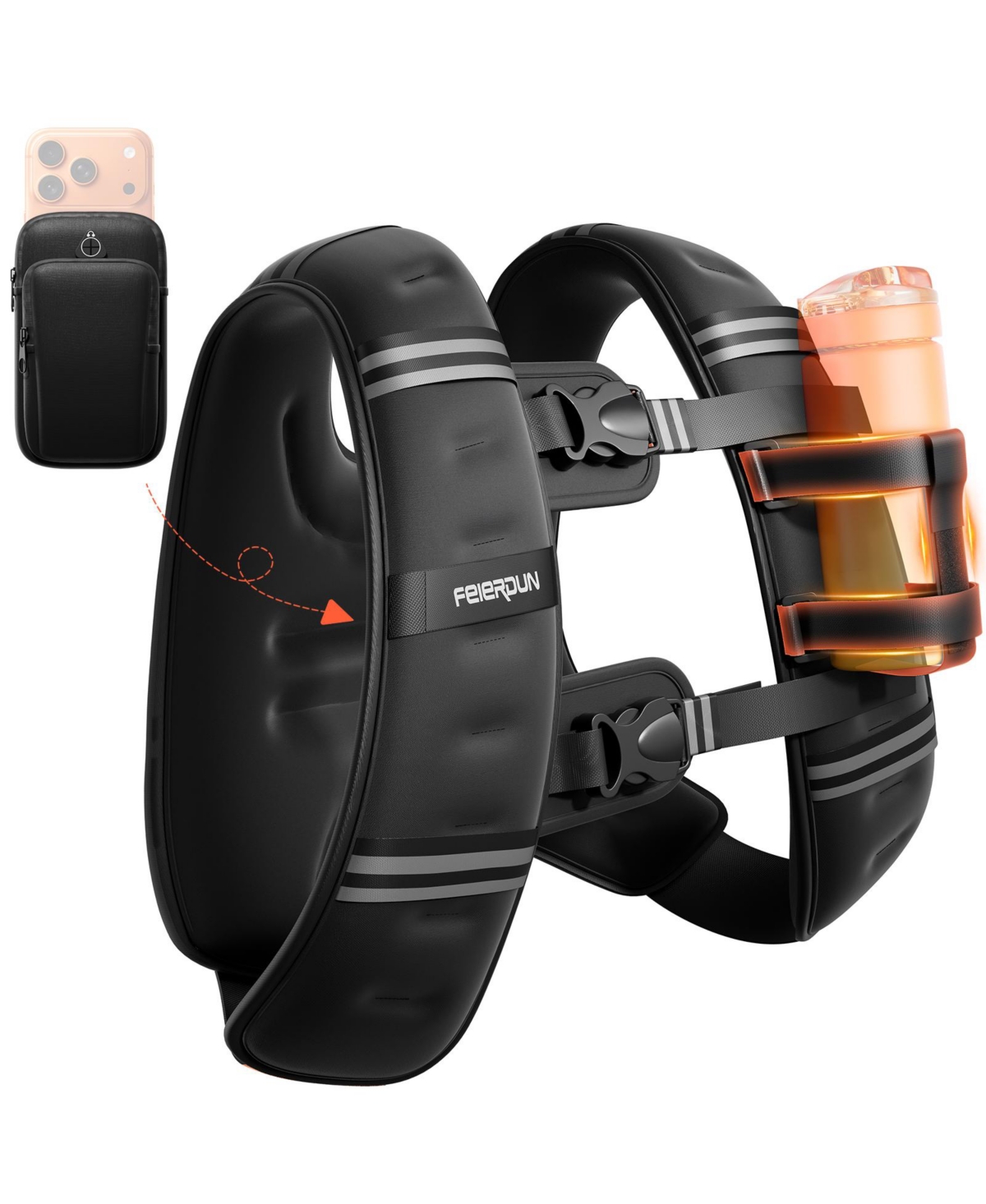 Click here for Fed Fitness 2026 WV1 3-in-1 Weighted Vest with Pho... prices