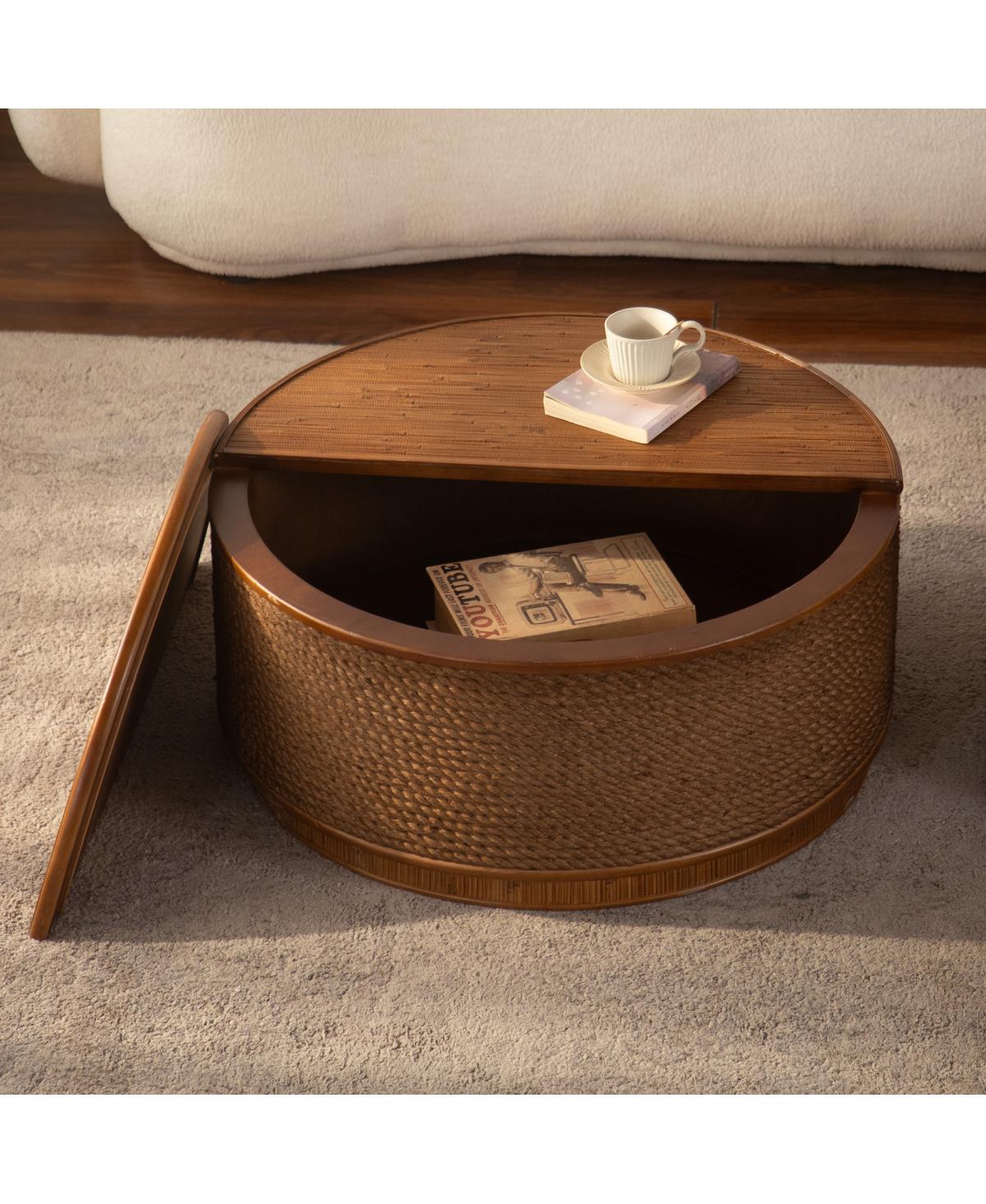 Click here for Streamdale Furniture Round Rattan Coffee Table wit... prices