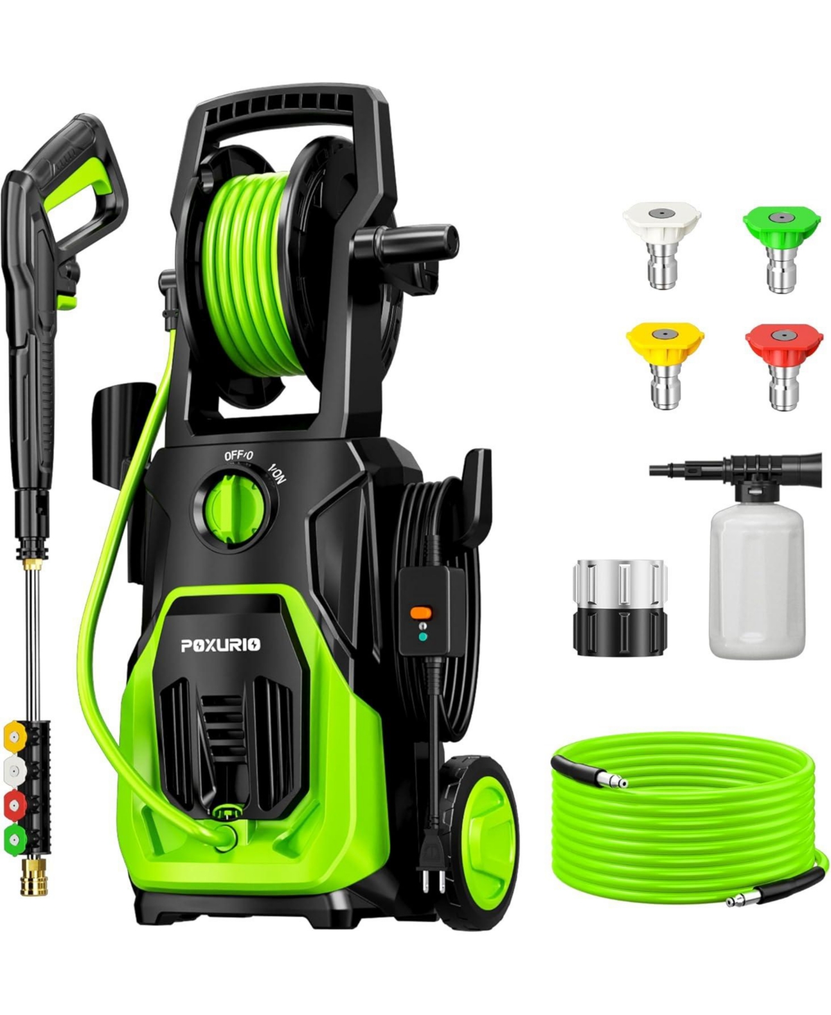 Click here for Poxurio Electric Pressure Washer 4000PSI 2.8GPM wi... prices